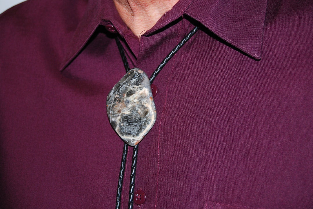 Polished Granite Stone Bolo - Etsy