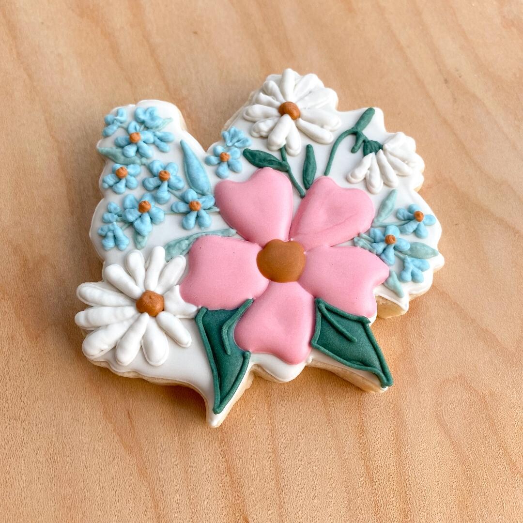 Spring Floral Arrangement Cookie Cutter, Fondant Cutter, Clay Cutter ...