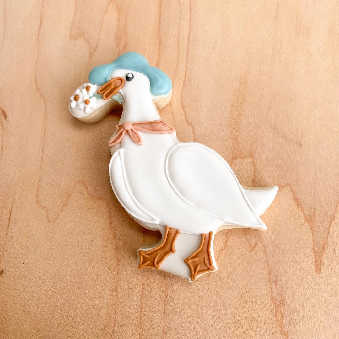 Goose With Flowers STL Cookie Cutter File for 3D Printing (large 4.5in ...