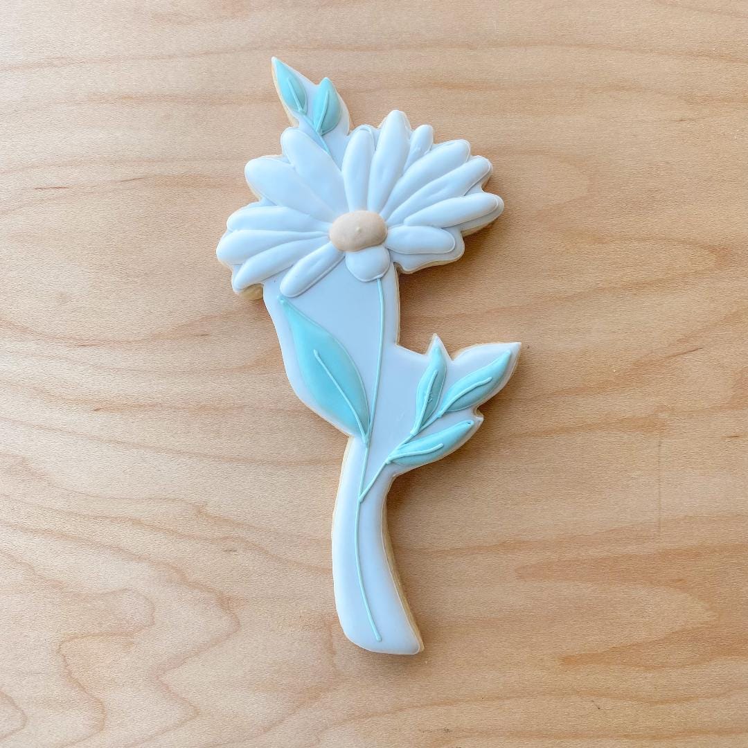 Long Stem Daisy STL Cookie Cutter File for 3D Printing (standard 6in ...