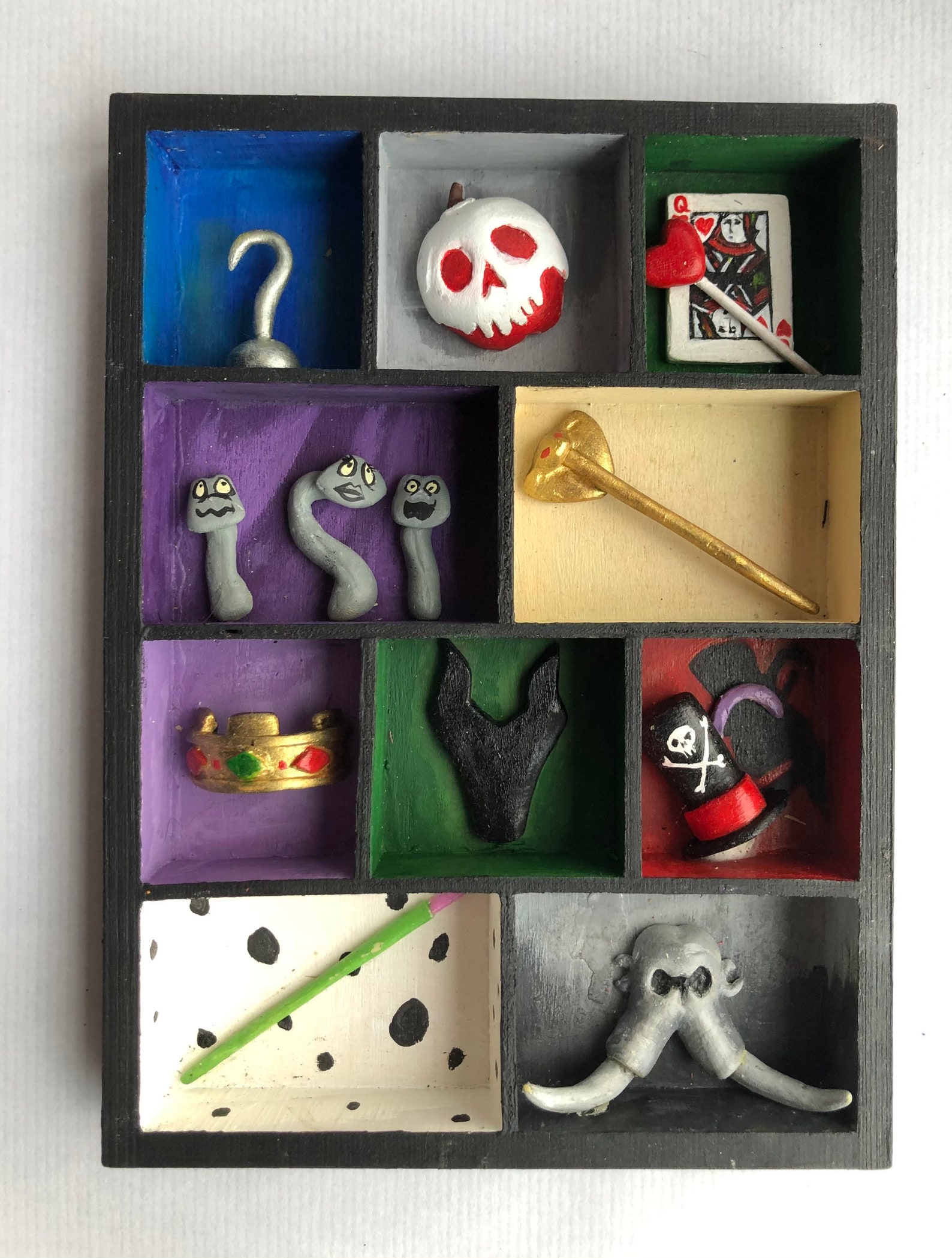 Disney Villains Themed Handmade and Unique Miniature Prop Box - Etsy UK