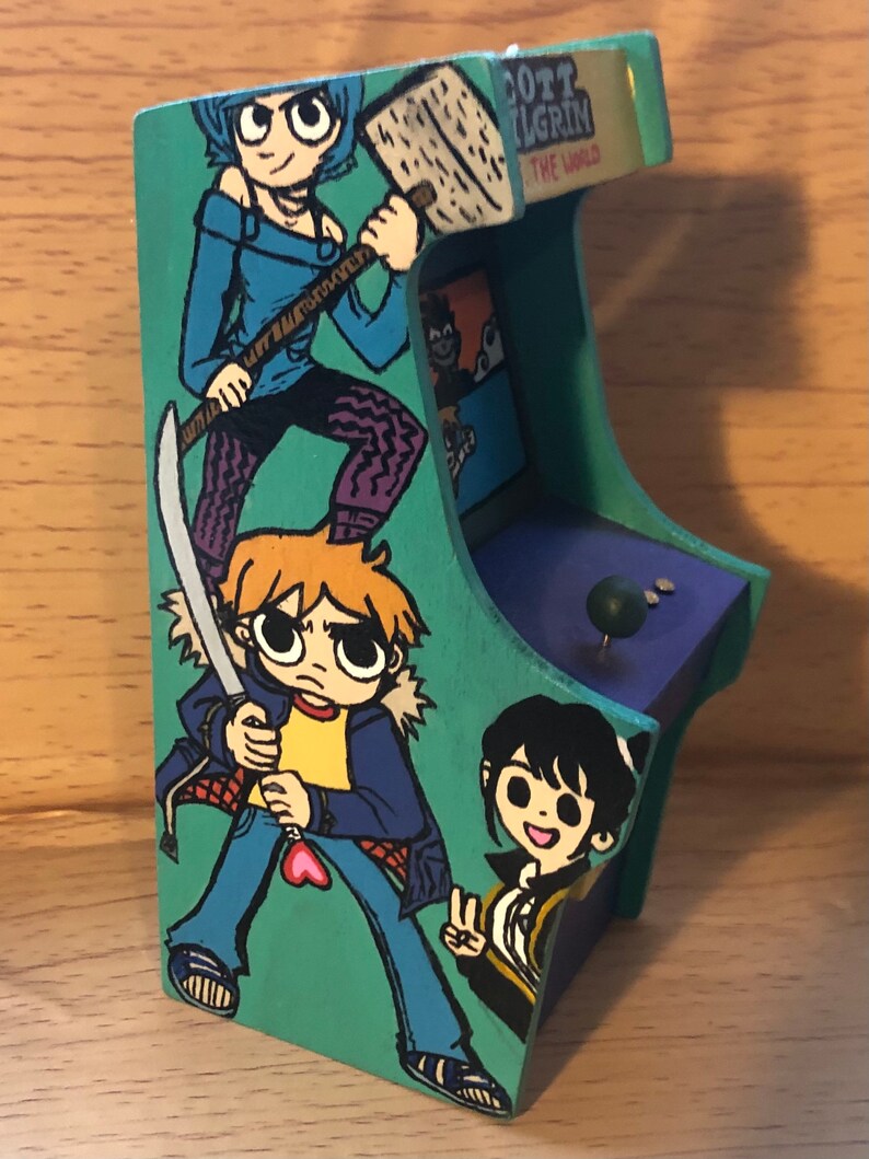 Scott Pilgrim Custom Designed Retro Handmade Miniature Wooden Replica ...