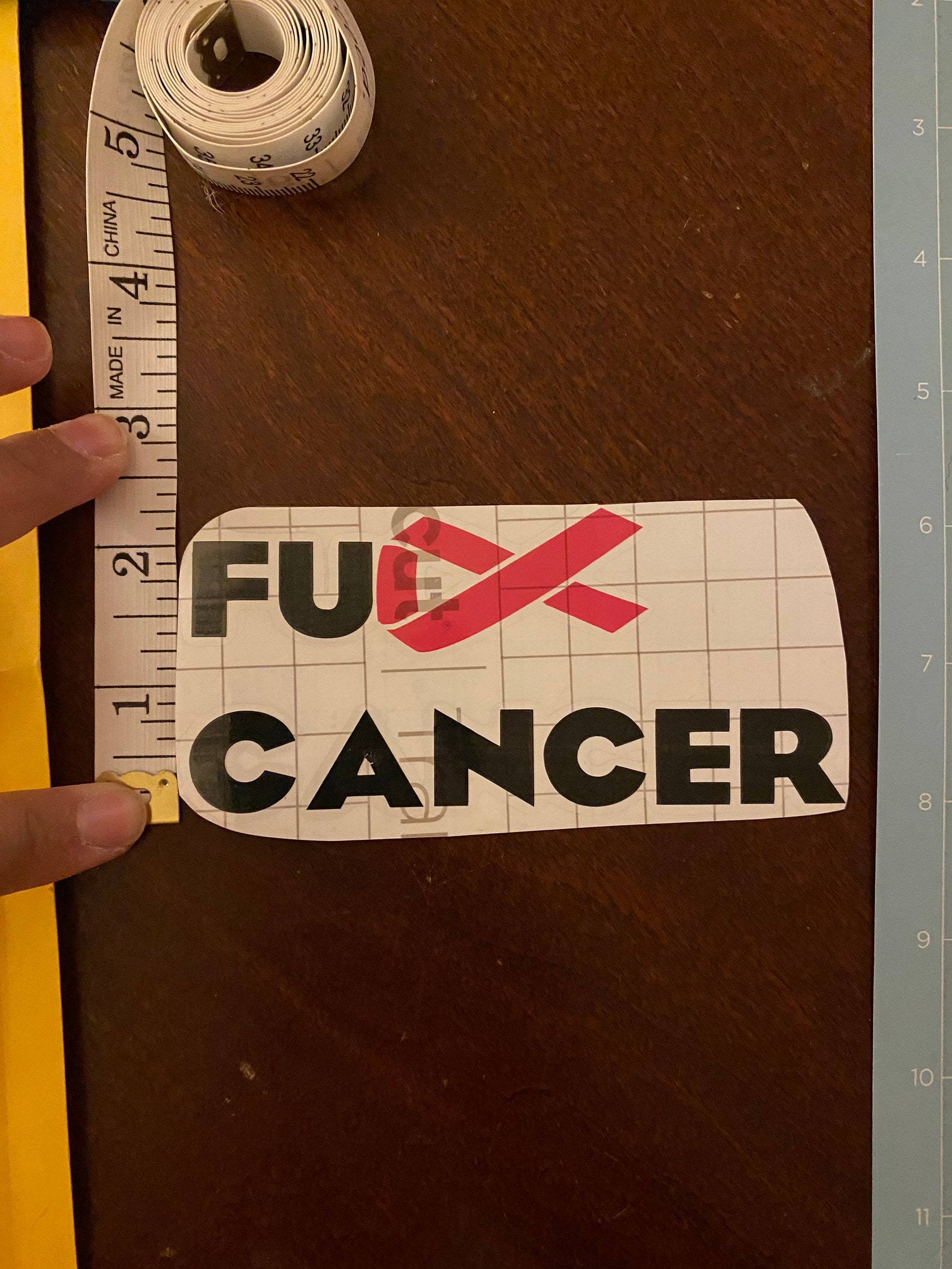 Fu Cancer Vinyl Decals Cancer Awareness Breast Cancer - Etsy