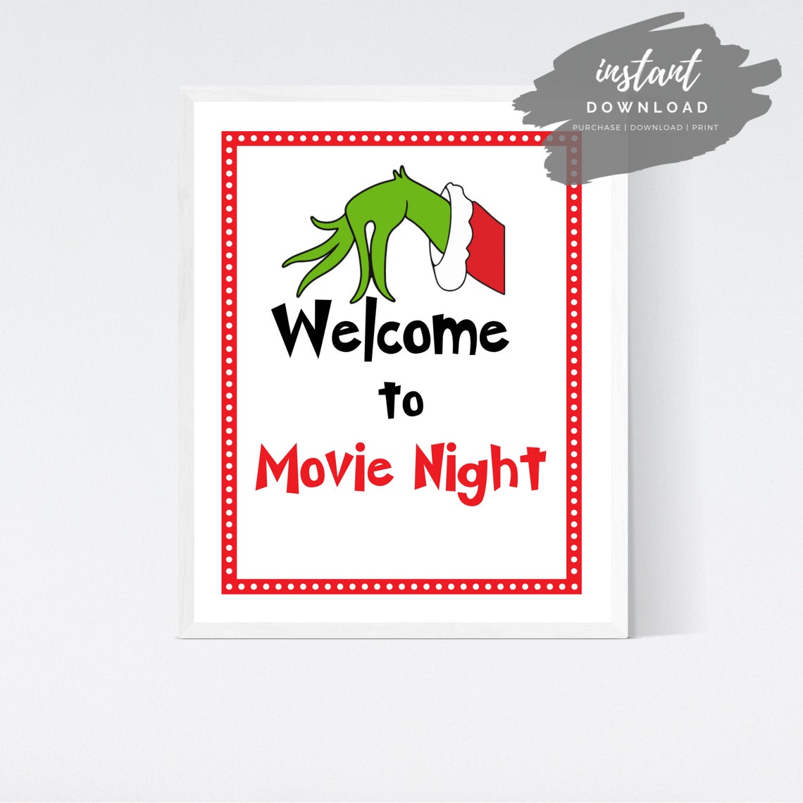 The Grinch Movie Night | Grinch Theme Party | Grinchmas | Christmas ...