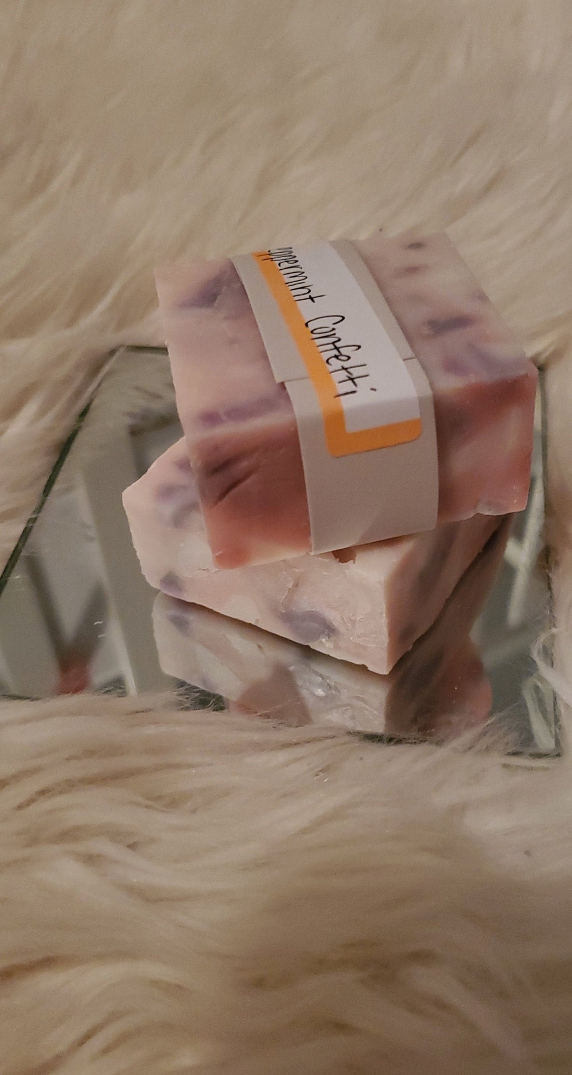 Peppermint Confetti Soap - Etsy