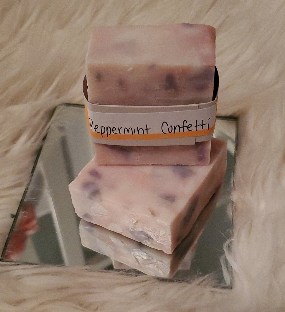 Peppermint Confetti Soap - Etsy
