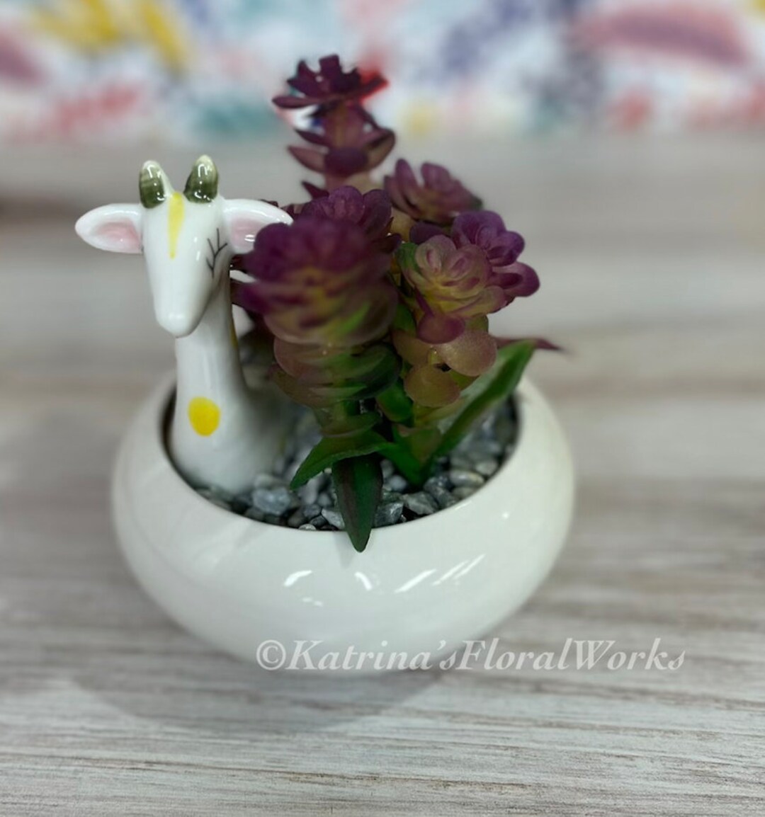 Succulent Animal Planters - Etsy