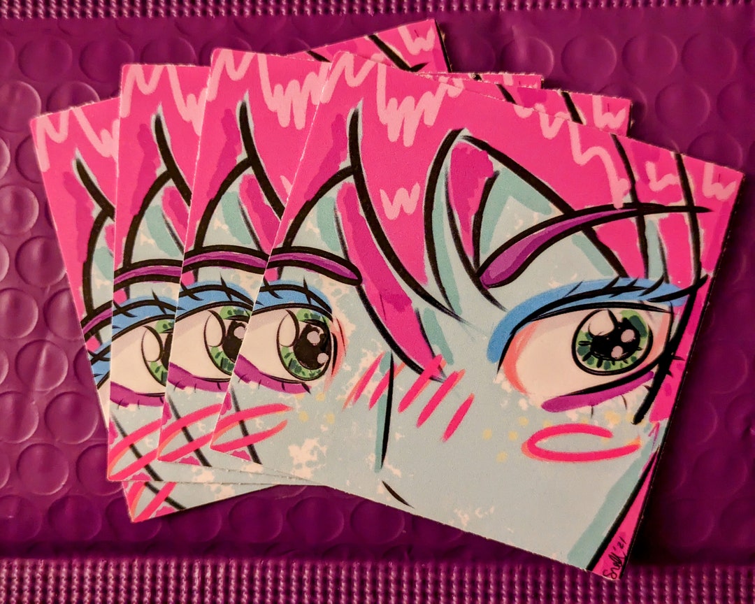 Bloo Face Sticker - Etsy