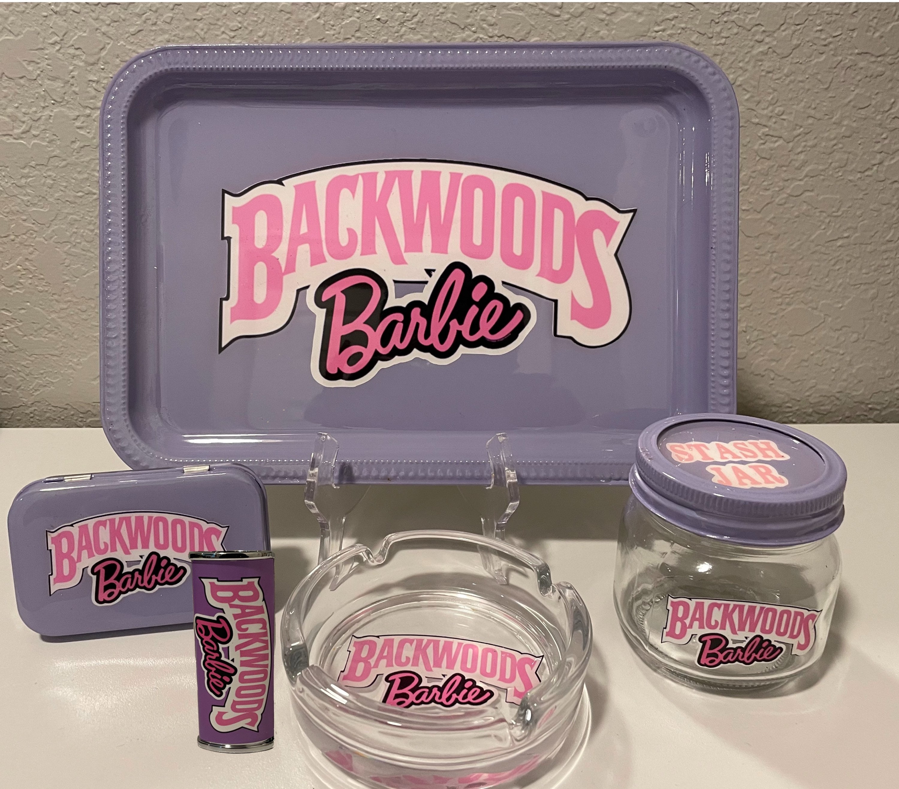 Backwoods Barbie rolling tray!! Free Shipping!!! Tobacciana ...