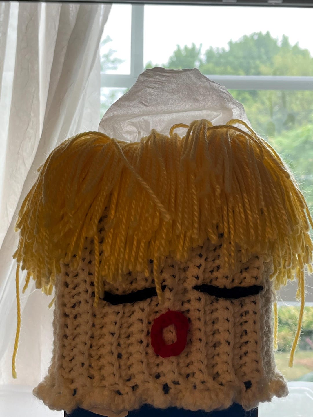 Pastel Yellow Sleepy Tissue Box Cover - Etsy