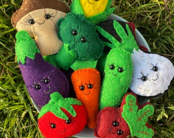 Vegetable Magnets Vegetables Magnet Sets Kitchen Magnets - Etsy