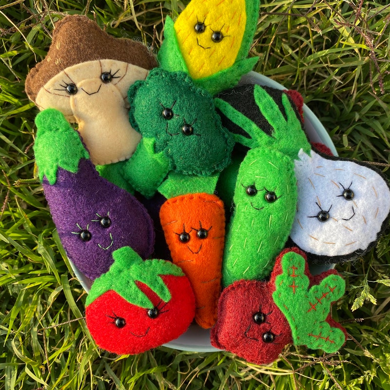 Vegetable Magnet - Etsy