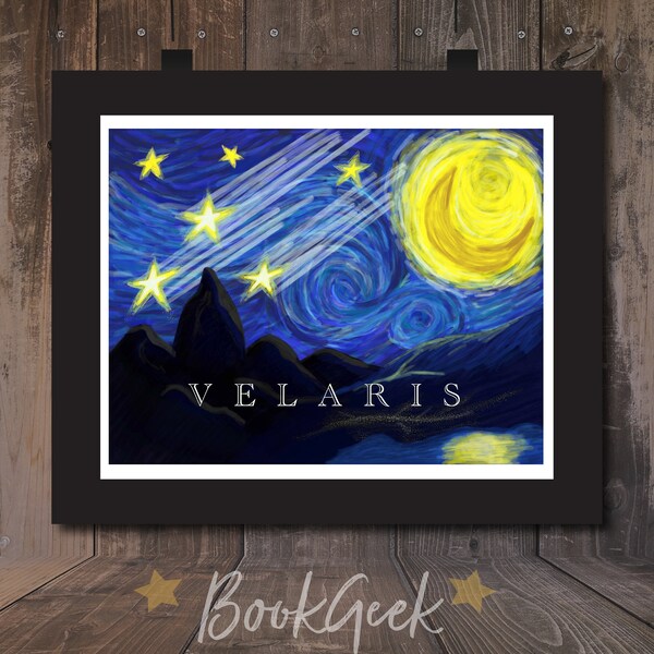 Velaris Starfall Prints - Etsy