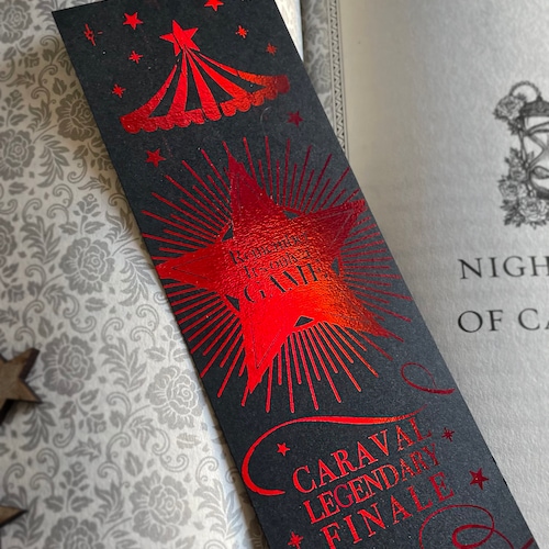 Leatherette Bookmark Inspired by Caraval Series It's Only - Etsy