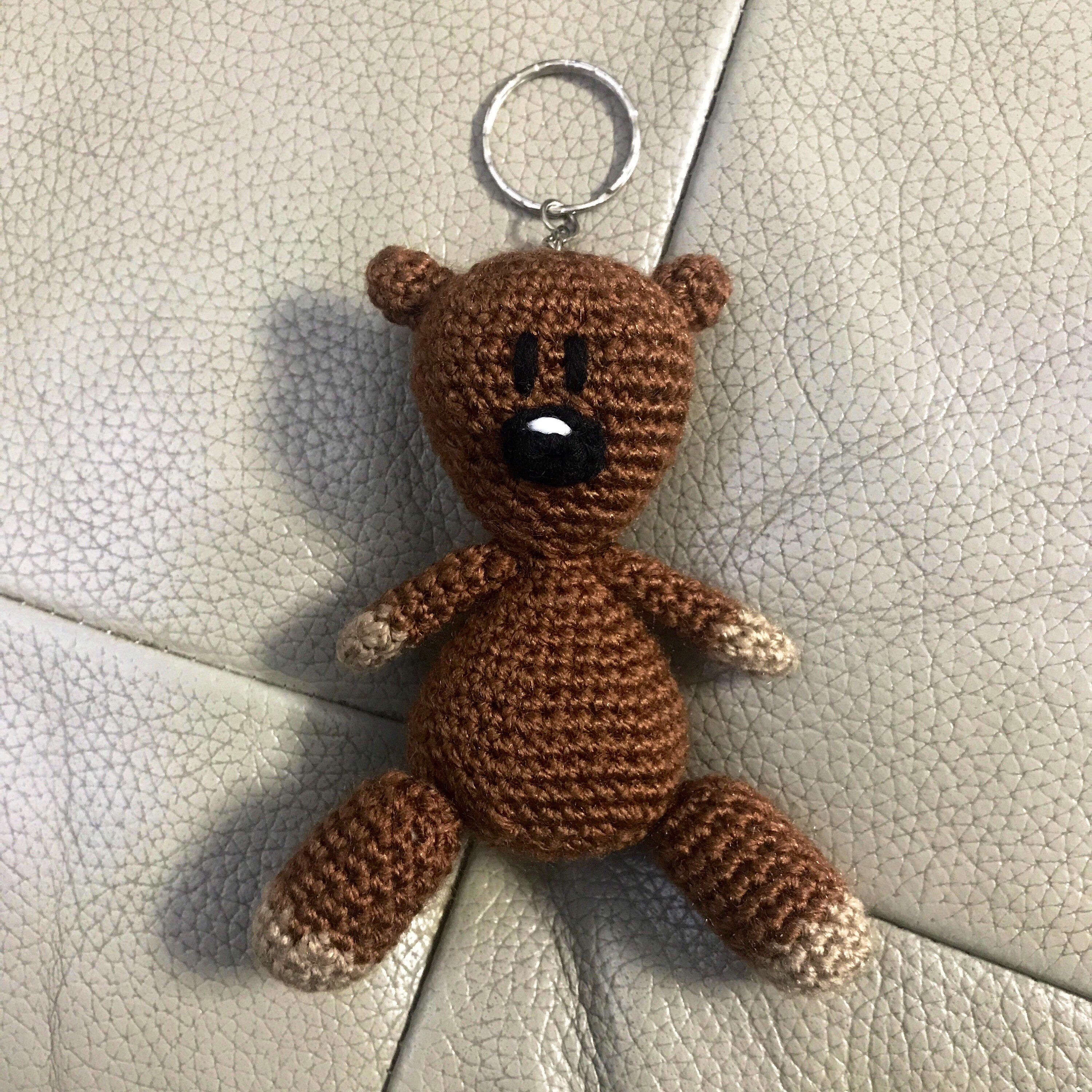 PATTERN ONLY Mini Mr Bean Teddy Keychain - Etsy
