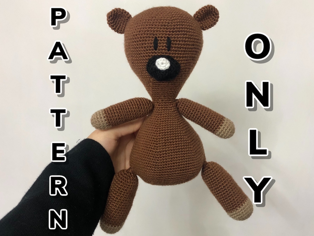 PATTERN ONLY Mr Bean Crochet Teddy Amigurumi - Etsy