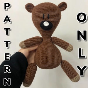 PATTERN ONLY Mr Bean Crochet Teddy Amigurumi - Etsy