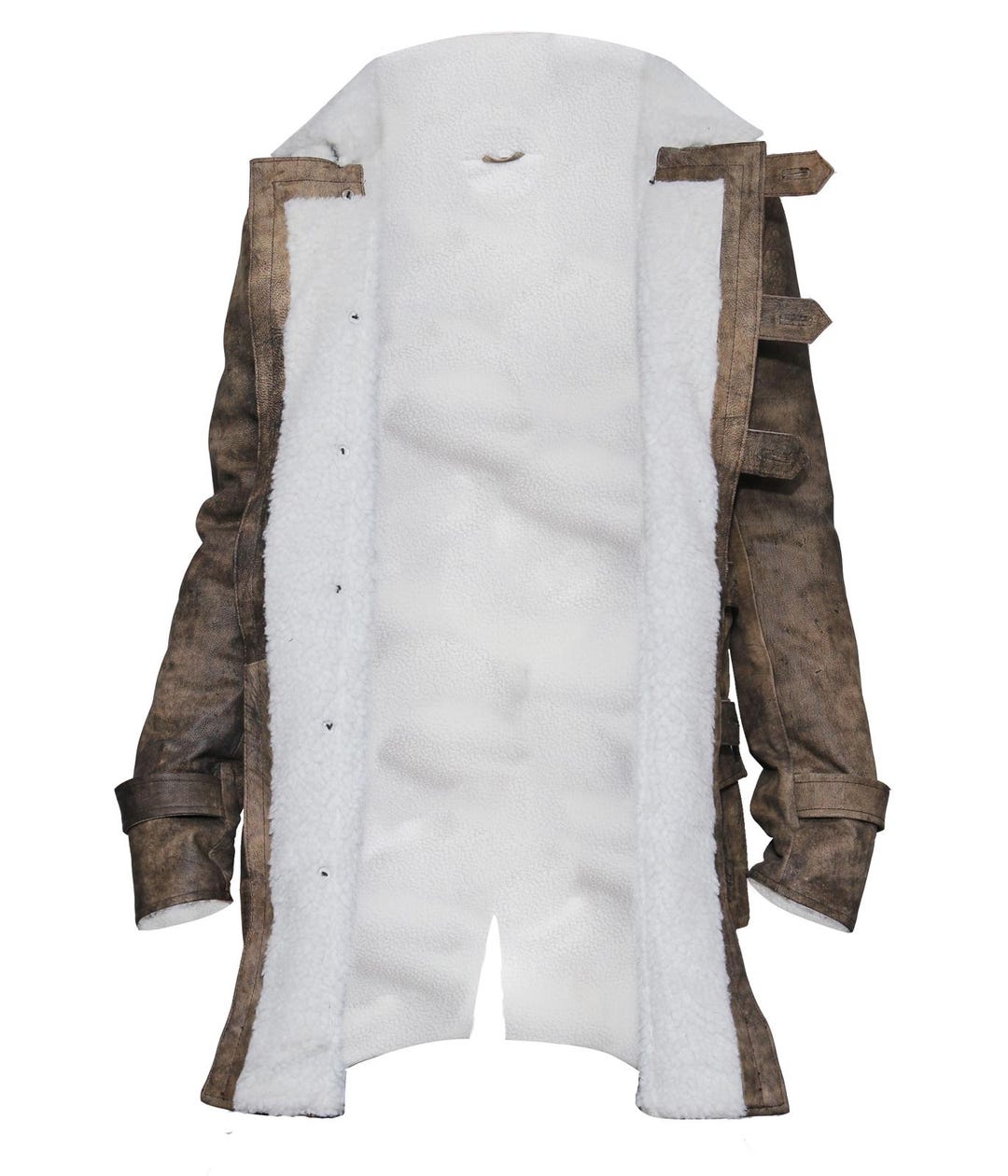 Bane Leather Coat Distressed Dark Bat Brown Rises Leather Coat - Etsy