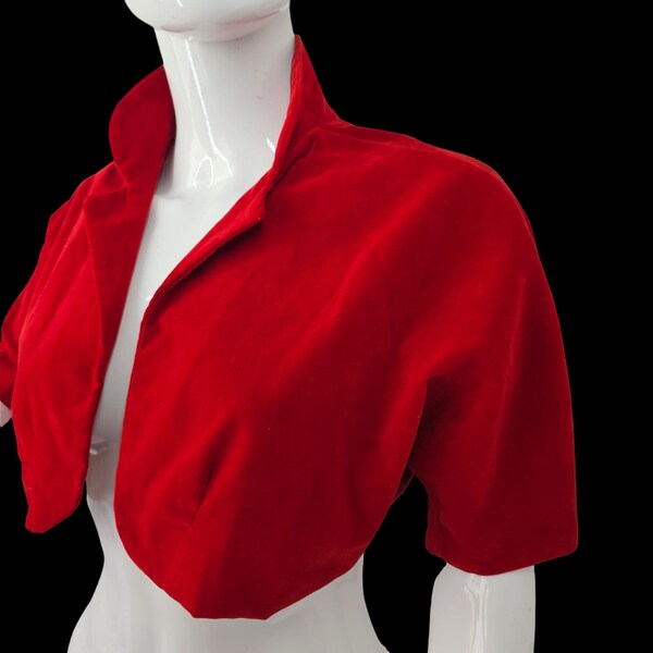 Red Bolero Jacket - Etsy