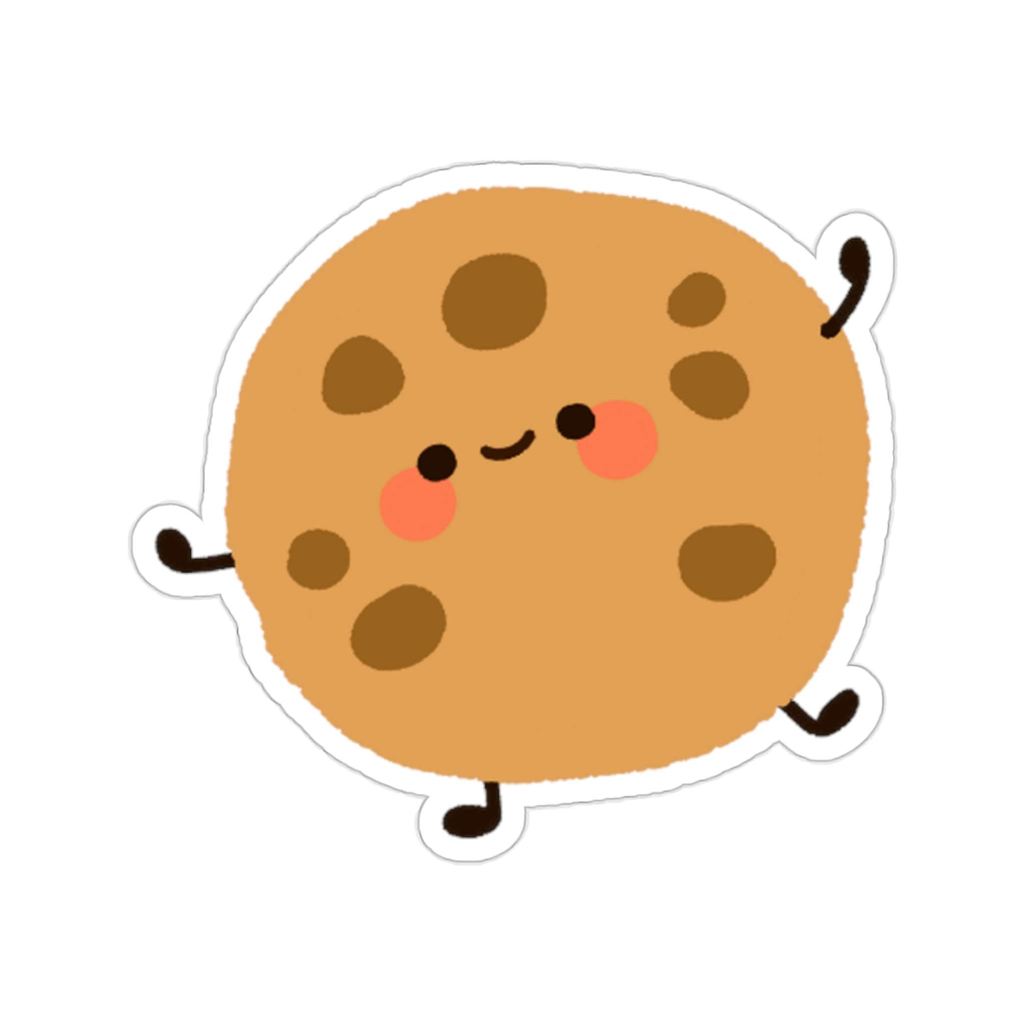 Chocolate Chip Cookie Sticker - Etsy