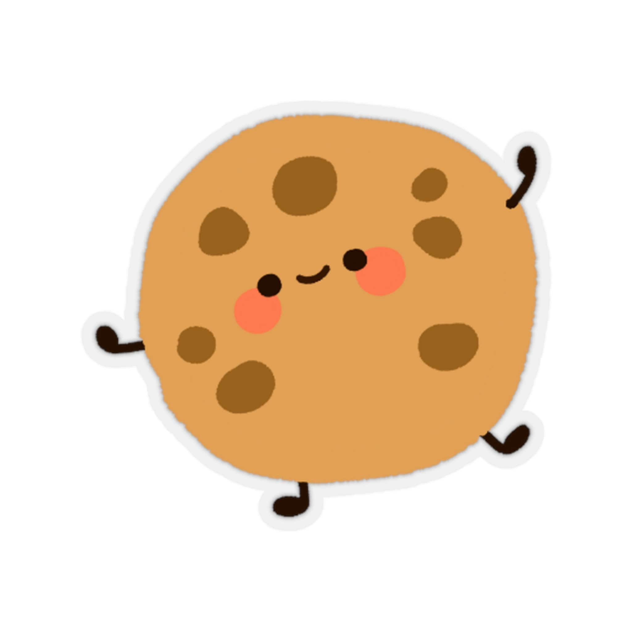 Chocolate Chip Cookie Sticker - Etsy