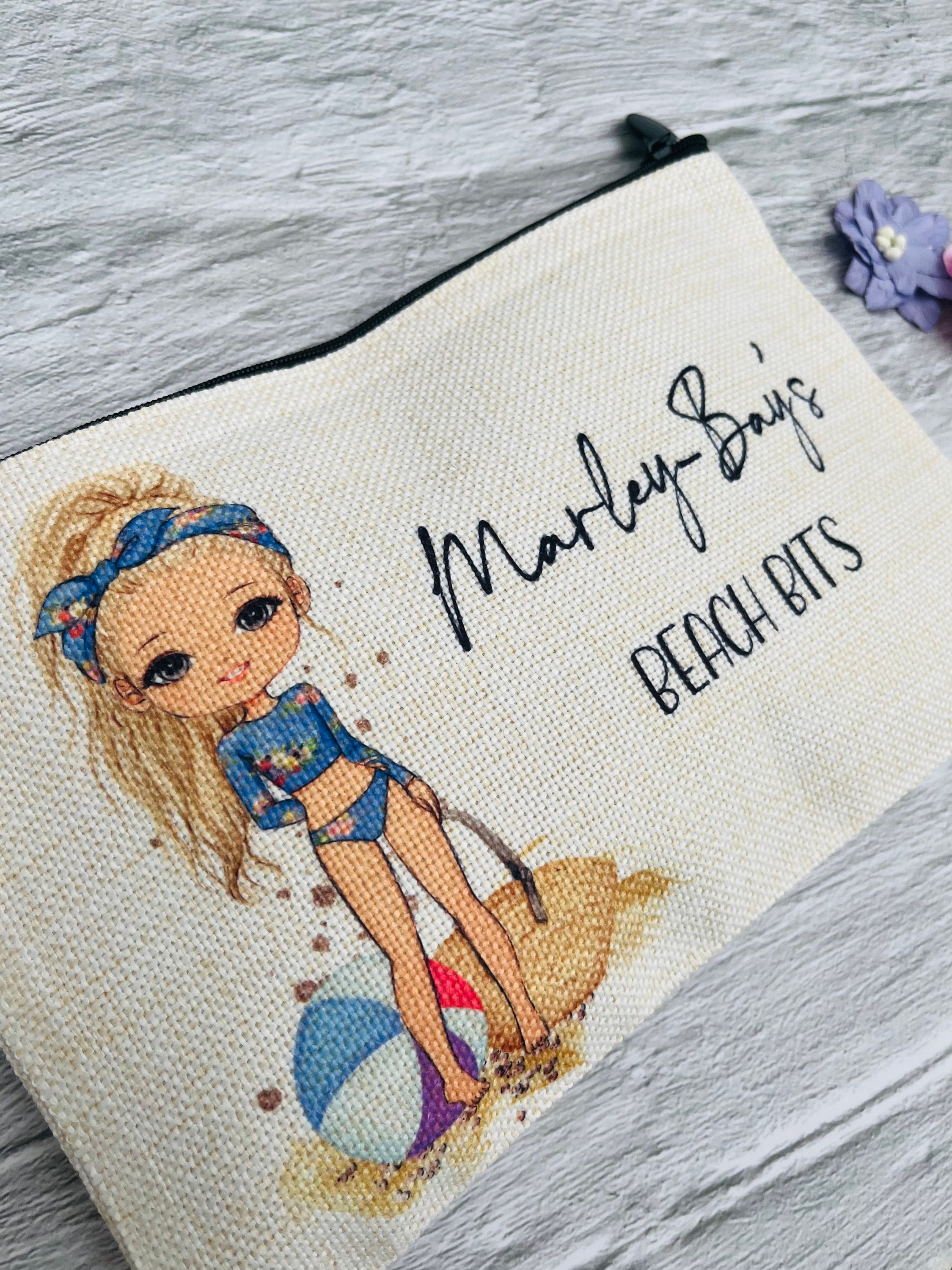 Personalised Beach Bag Personalised Girls Beach Bag Travel - Etsy UK