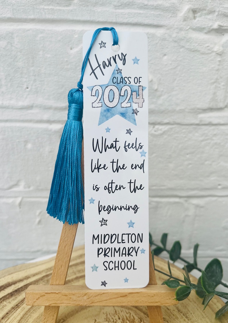 Personalised School Leavers Gift, Personalised School Leavers Bookmark ...