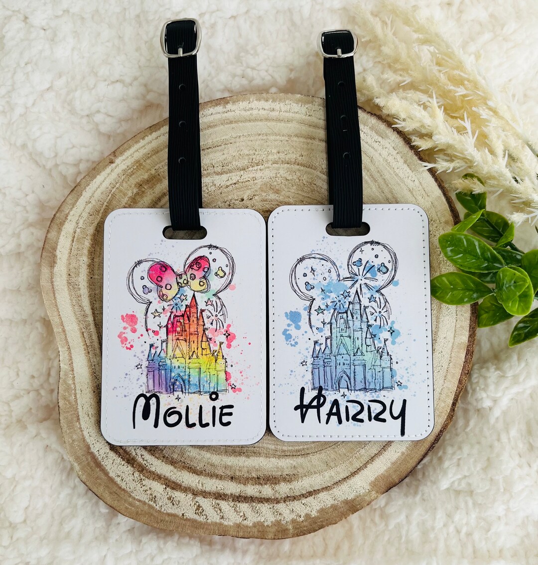 Personalised Disney Luggage Tag, Disney Luggage Tag, Disney Inspired ...
