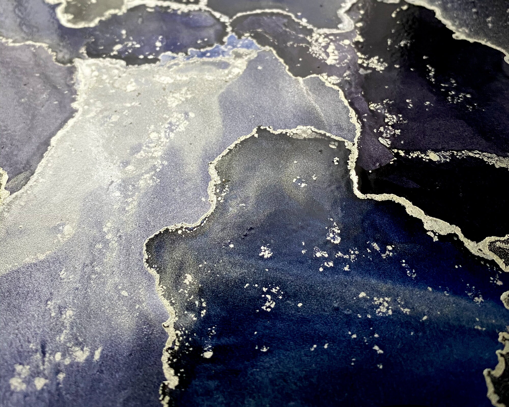 Alcohol Ink Painting challenger Fluid Art Modern - Etsy