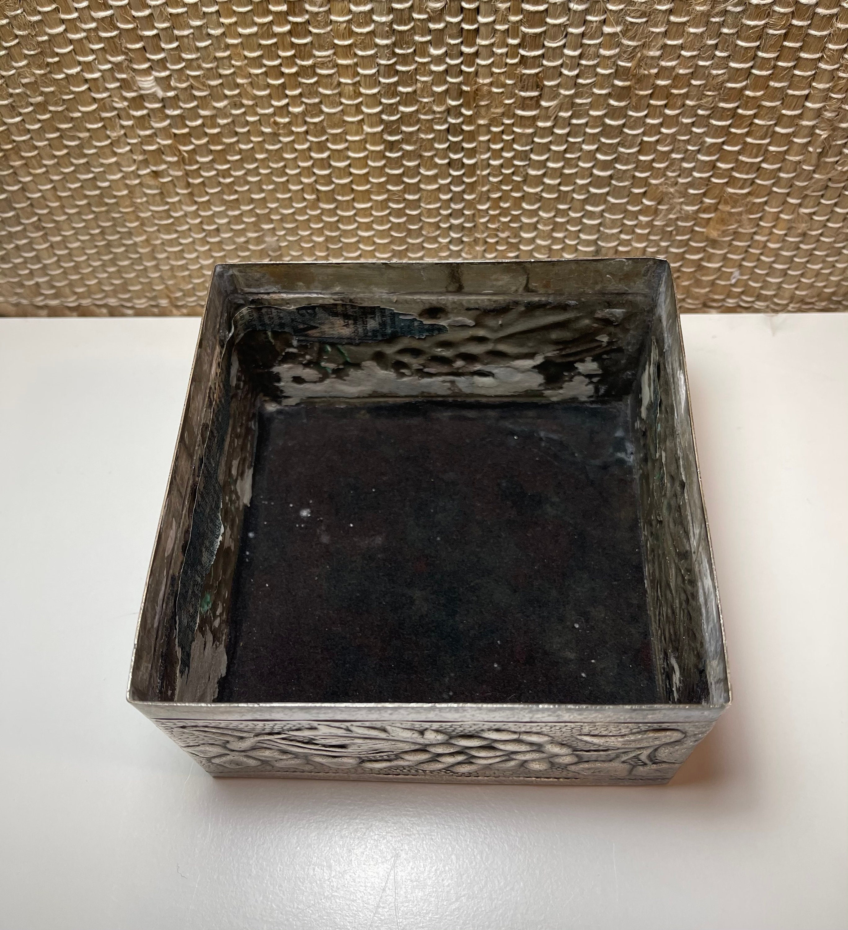 Vintage Decorative Metal Box/vintage Boxes/vintage Home Decor | Etsy