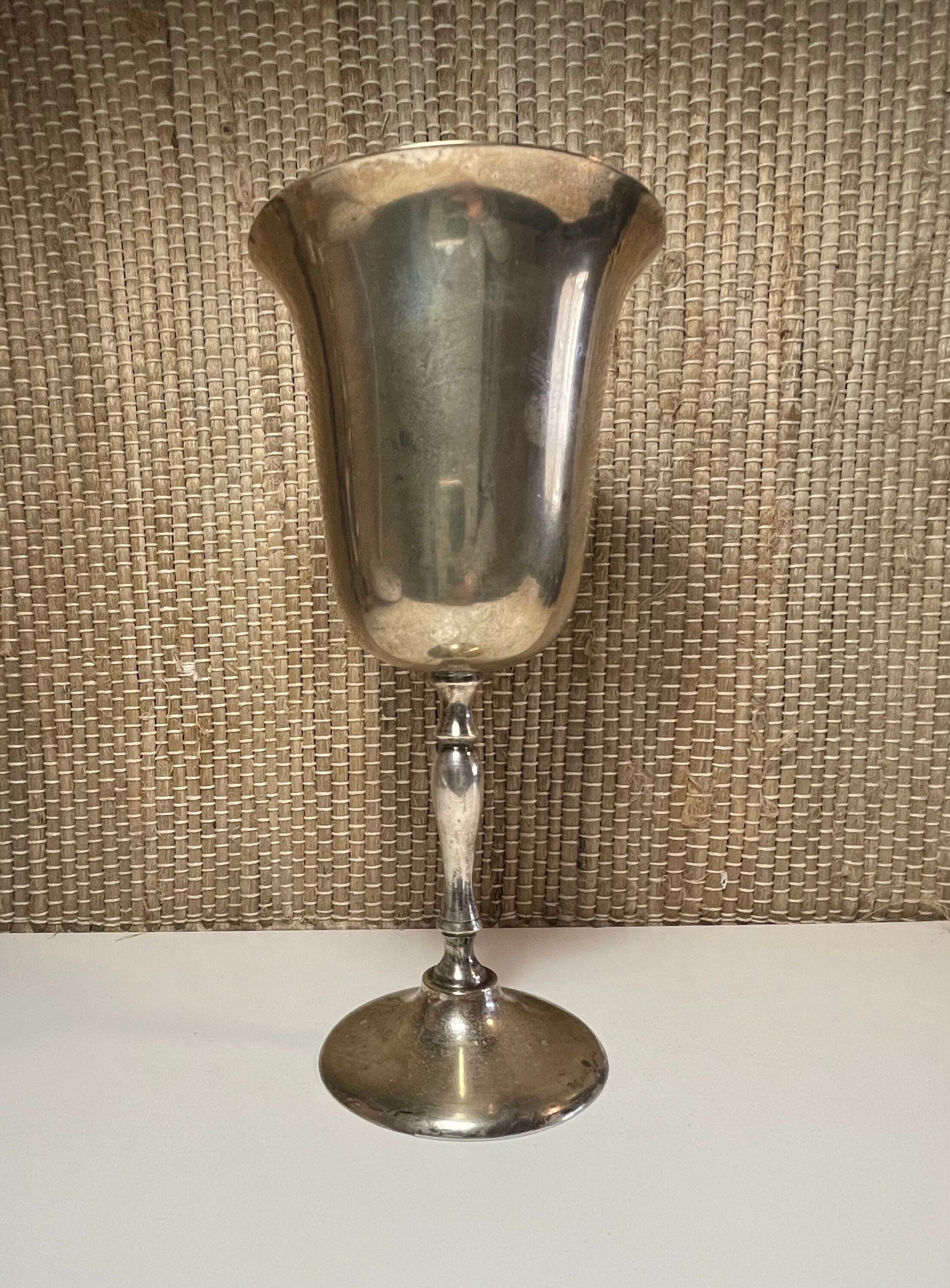 Pair of Vintage Silver Plated Goblets/Vintage Goblets/Vintage | Etsy