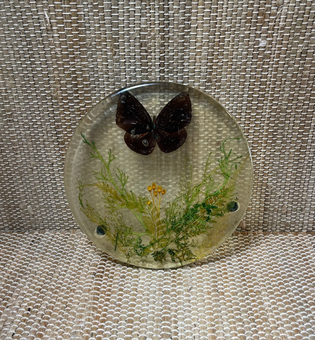 Vintage Resin Butterly Trivet/vintage Trivets/vintage Kitchen Decor ...