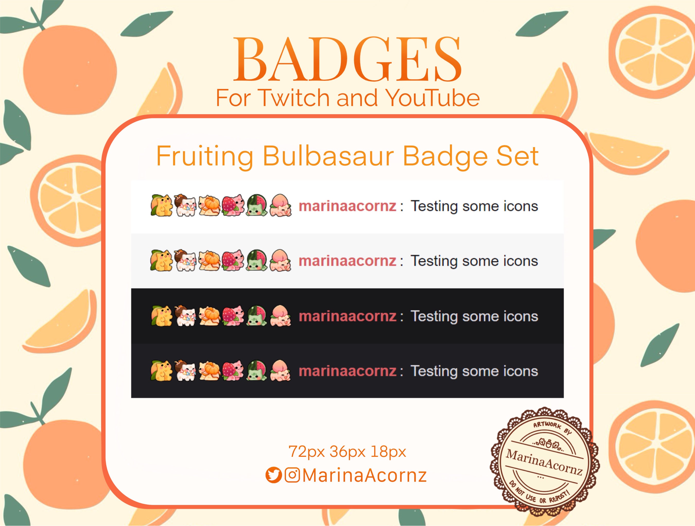 Fruiting Bulbasaur Badge Set - Etsy