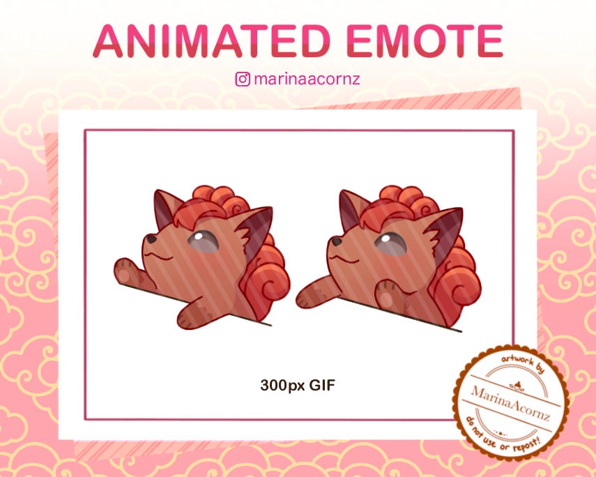 Bongo Cat Vulpix Animated Emote - Etsy