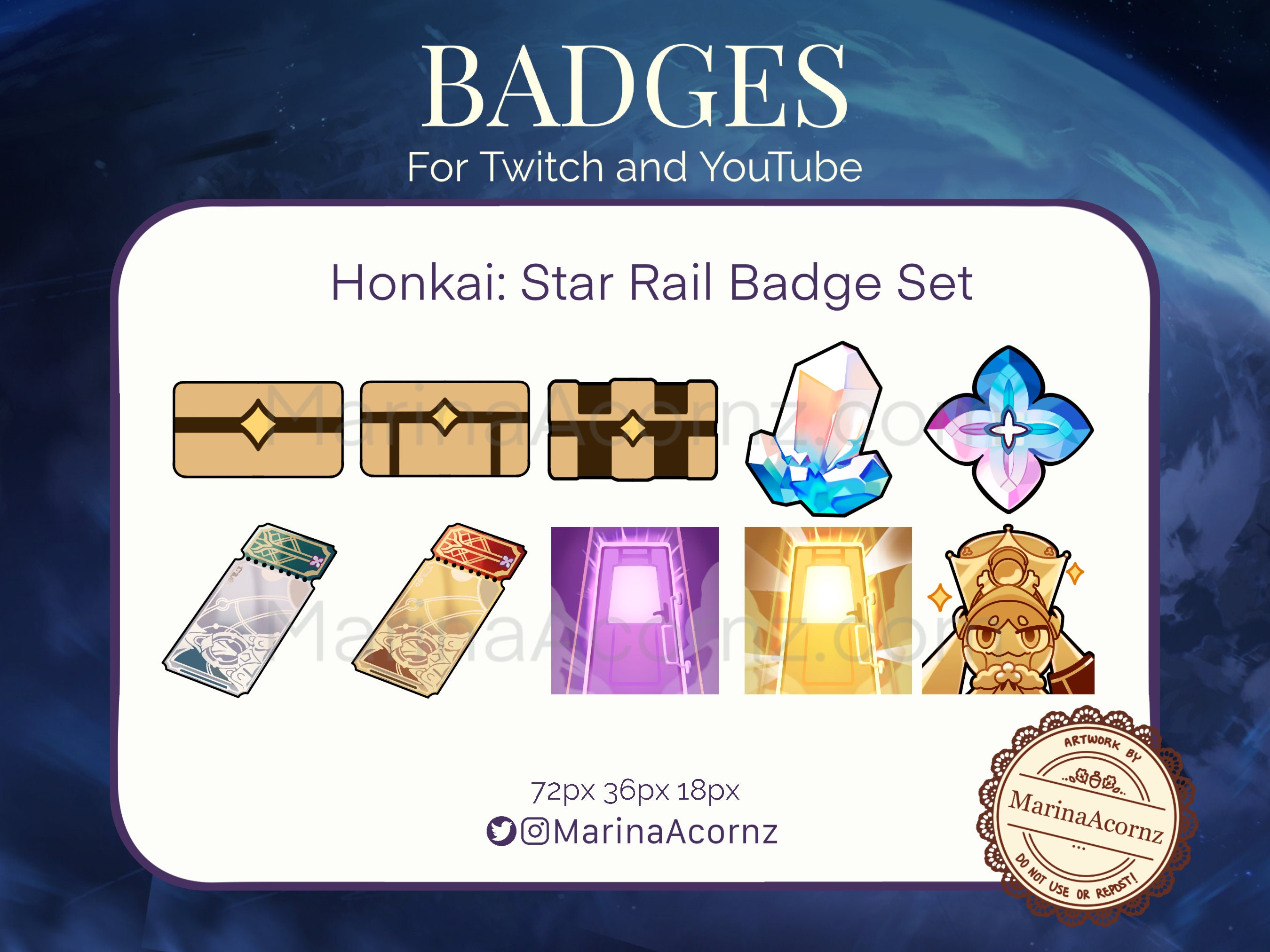 Honkai: Star Rail Badge Set - Etsy Australia