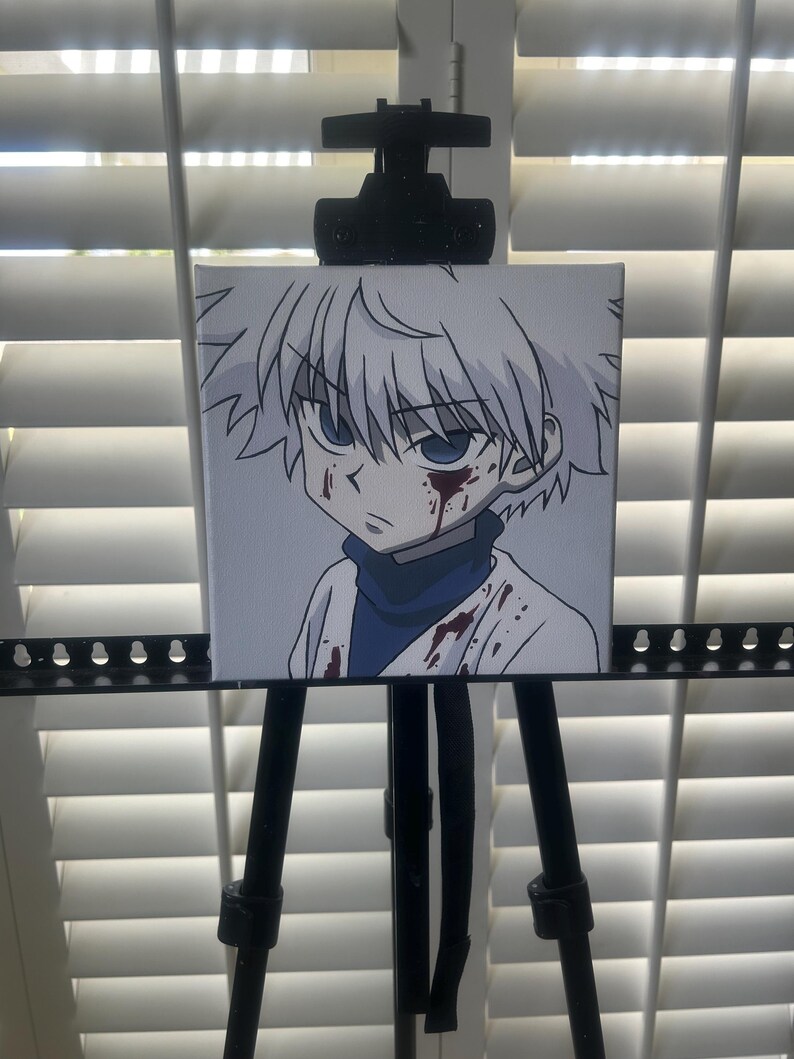 Killua Zoldyck - Hunterxhunter (8x8 Stretched Canvas) - Etsy Canada