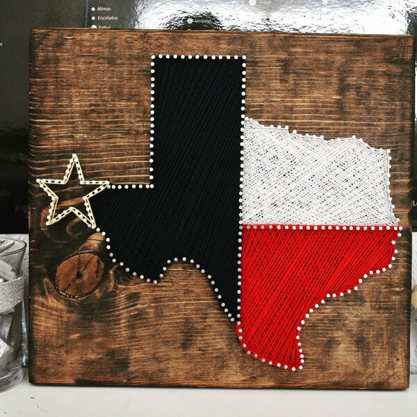Texas String Art - Etsy