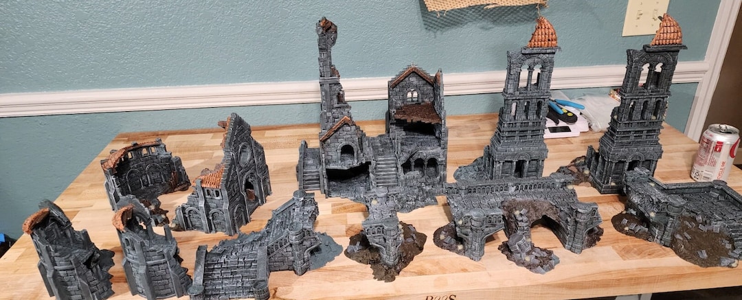 Complete Wargaming Tabletop Terrain Set - Etsy