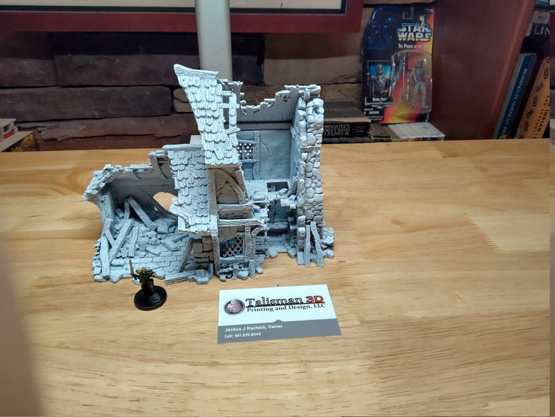 City of Tarok Ruined Small House by Black Scroll Games | Etsy