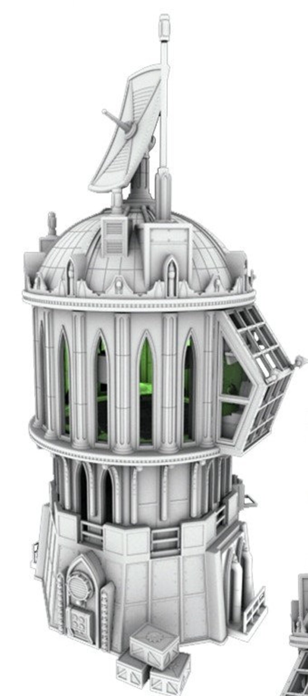 Control Tower From Outpost 12 Tabletop Terrain Set Licensed From M3 Studios - Etsy