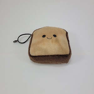 Happy Plush Toast Keychain, Toy, Collectable, - Etsy