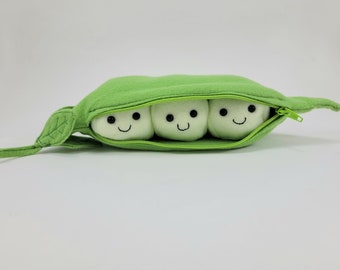 Pea Pod Plushie - Etsy