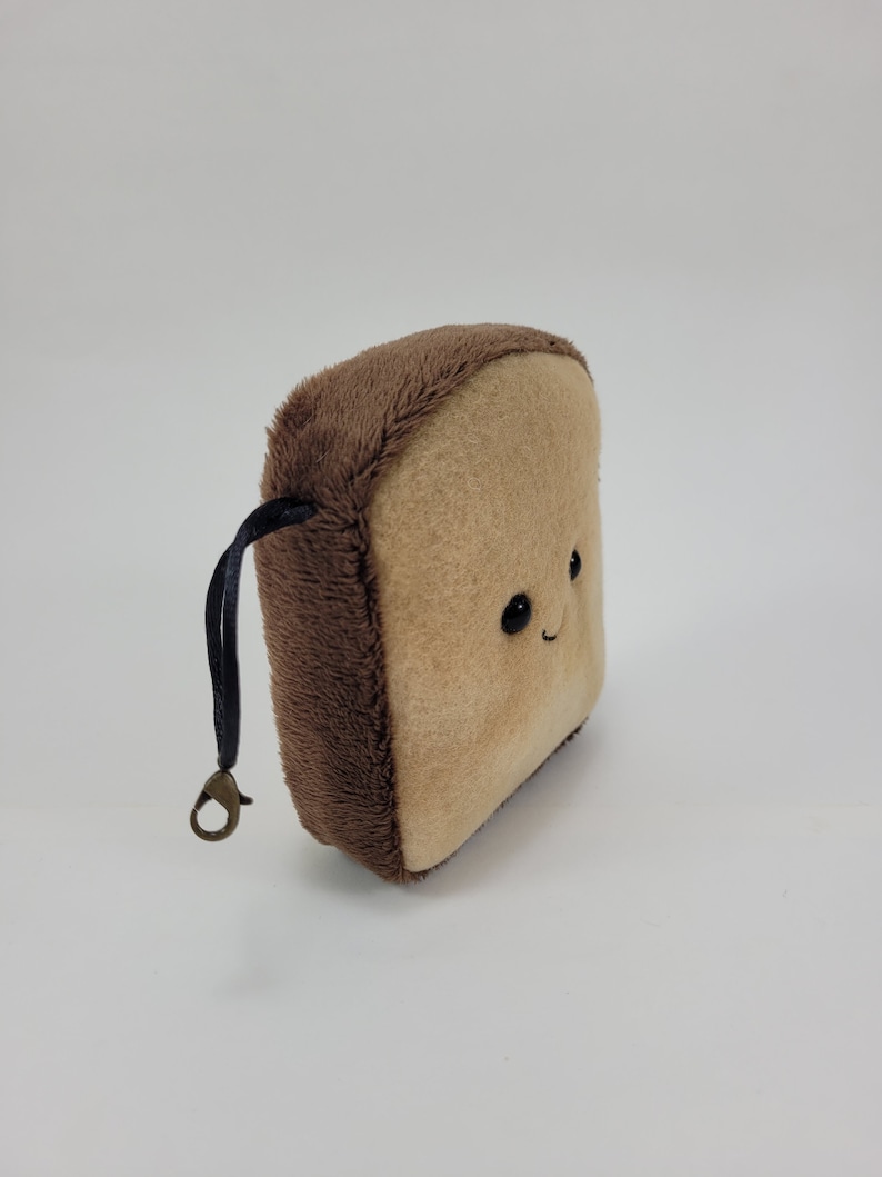 Happy Plush Toast Keychain, Toy, Collectable, - Etsy