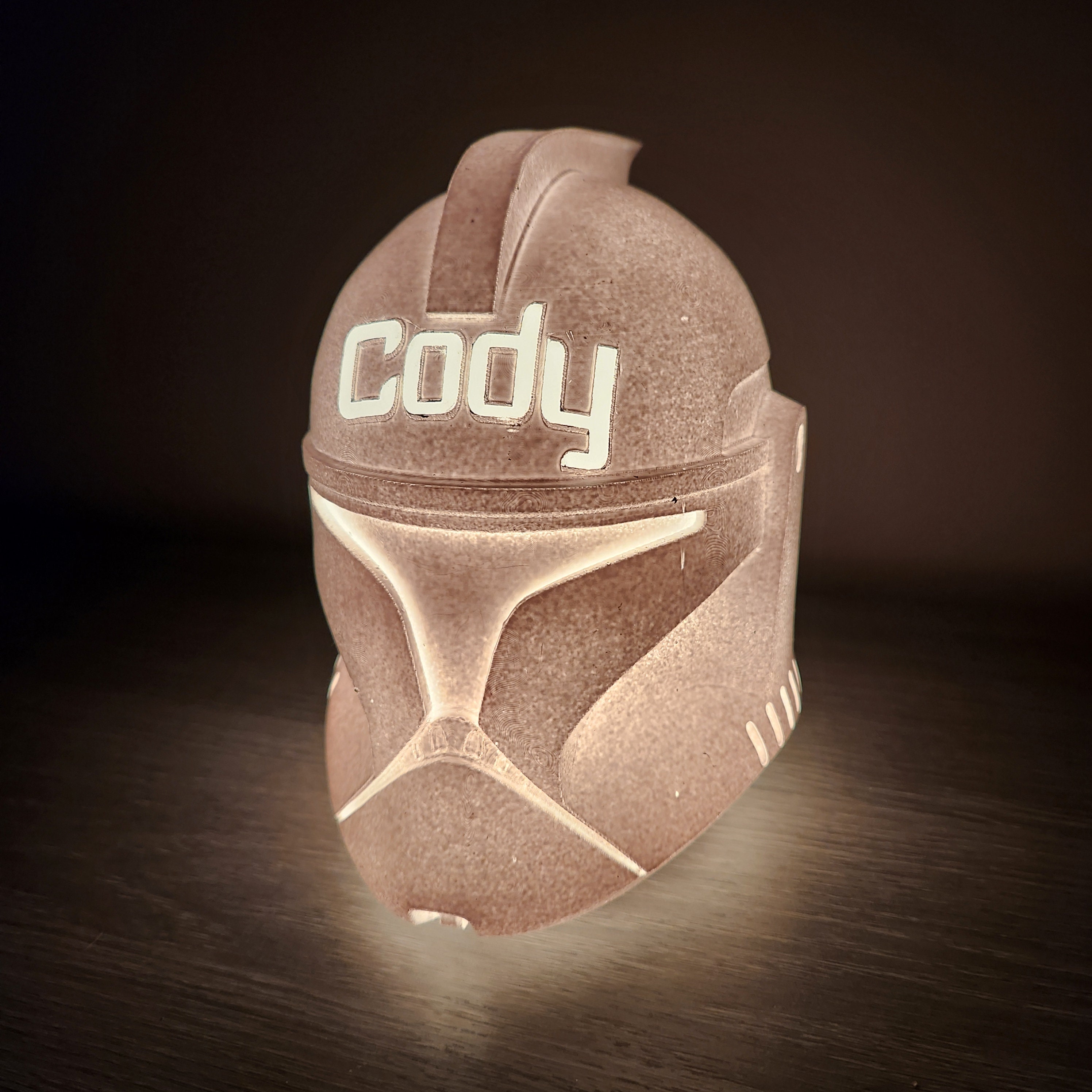 Personalized Clone Trooper Light Shiny Helmet Star Wars Decor Happy ...