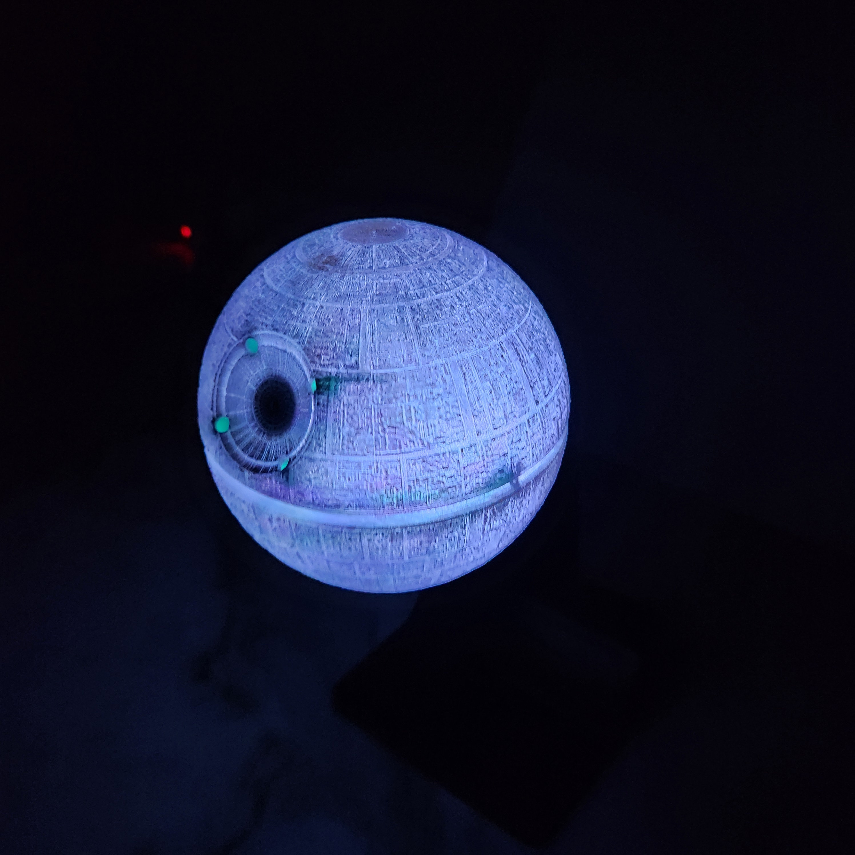 Death Star Light With Firing Laser Star Wars Gift 3d Printed Lamp ...