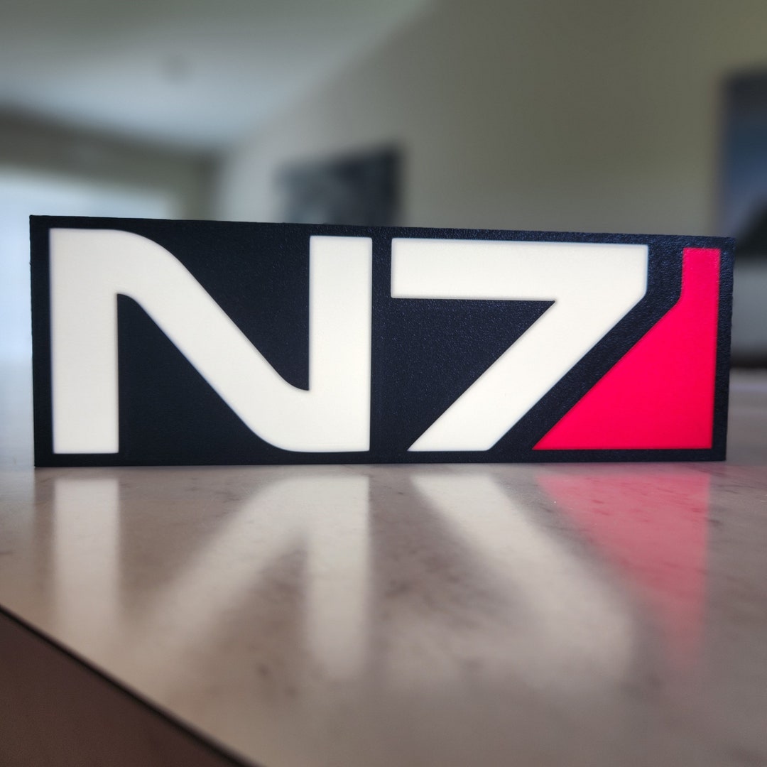N7 Box Light Mass Effect - Etsy