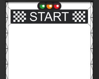 Race Car Border Clipart