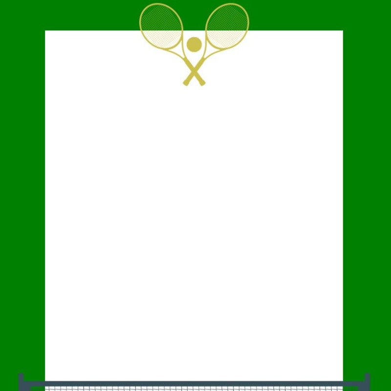 Tennis Digital Paper - Etsy