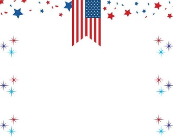 Fourth Of July Clip Art Border