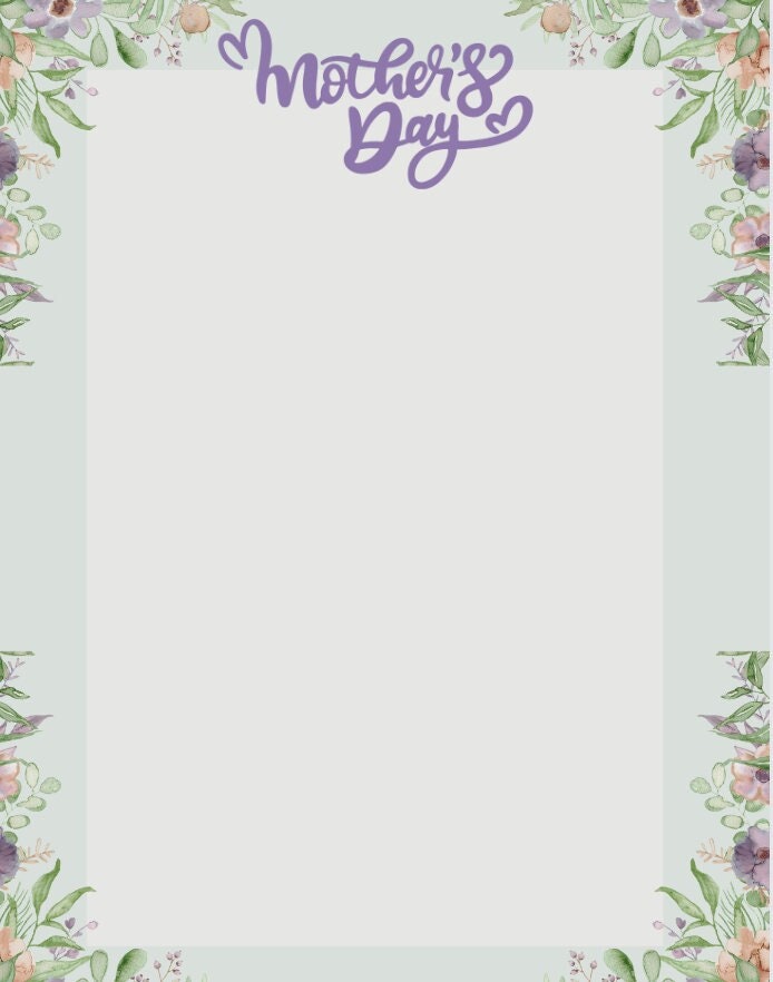 Happy Mothers Day Border